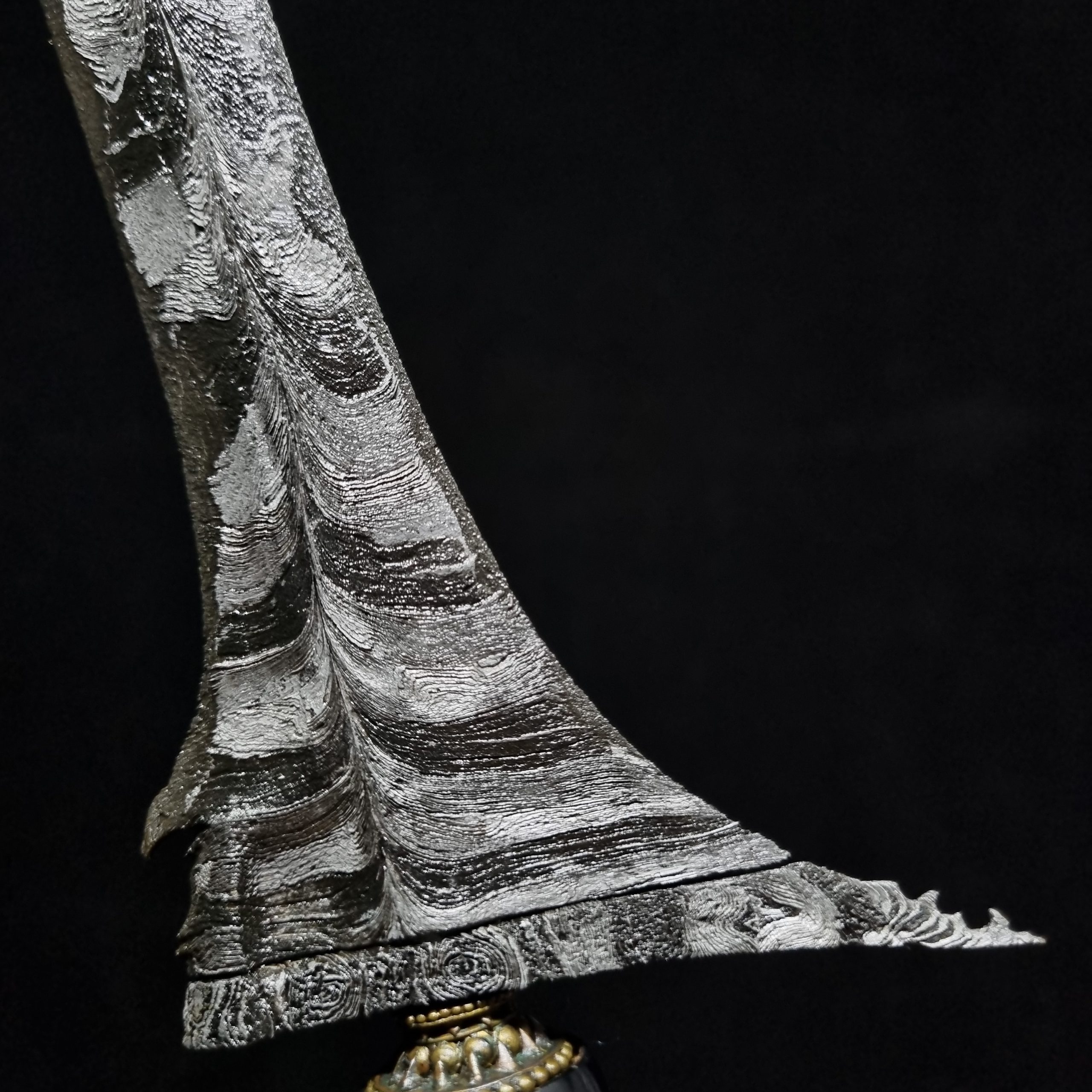 Keris Dhapur Mesem Pamor Ron Genduru Sungsang - Pusaka Keris