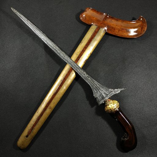 Keris Pasopati Arjuna Kinatah Perak Tangguh Mataram Senopaten