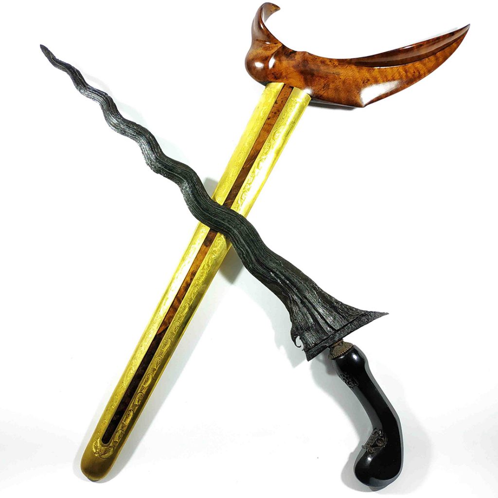 Keris Sengkelat Pamor Singkir Blambangan - Pusaka Keris