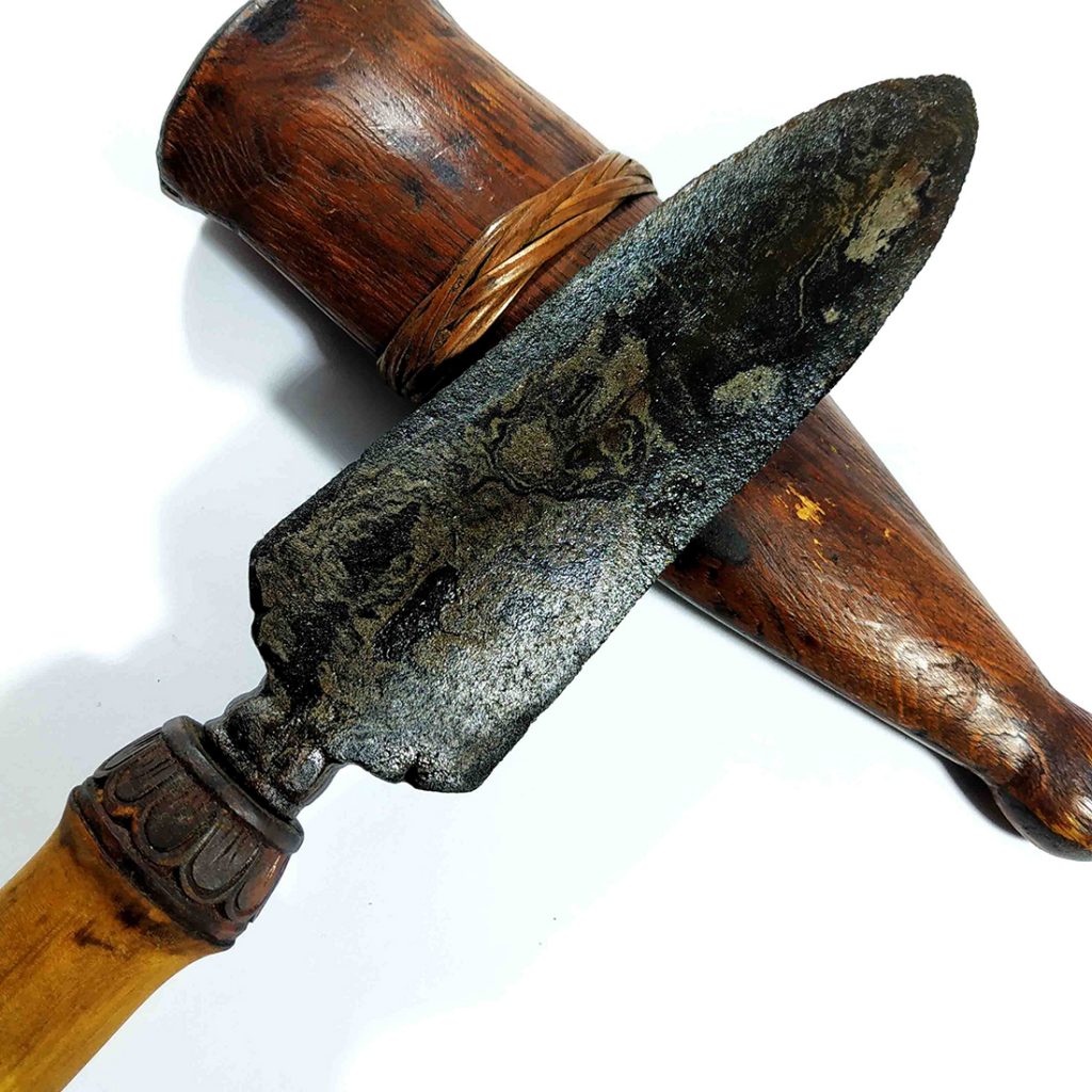 Tombak Pusaka Kuno Menur Pamor Rojo Gundolo Original Tuban Majapahit ...