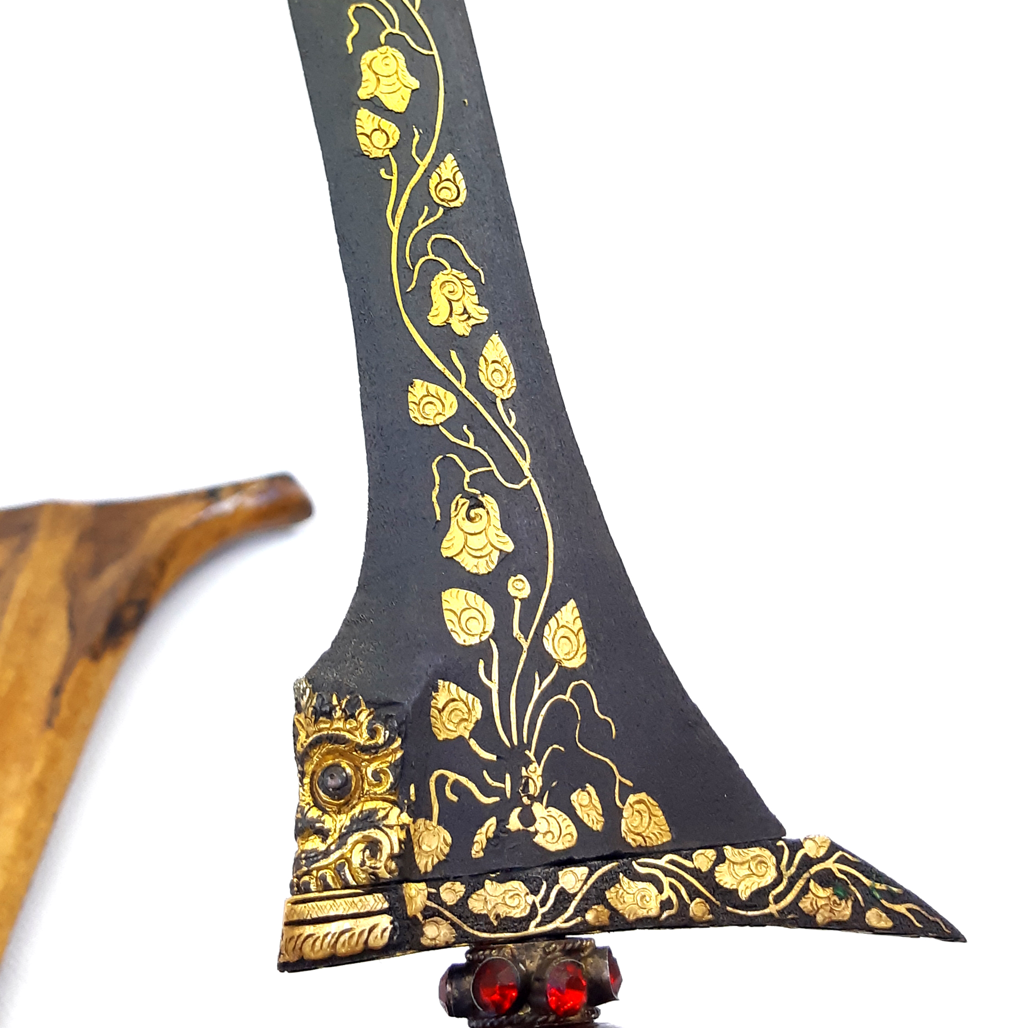 Keris Bali Makara Kinatah Sinarasah - Pusaka Keris