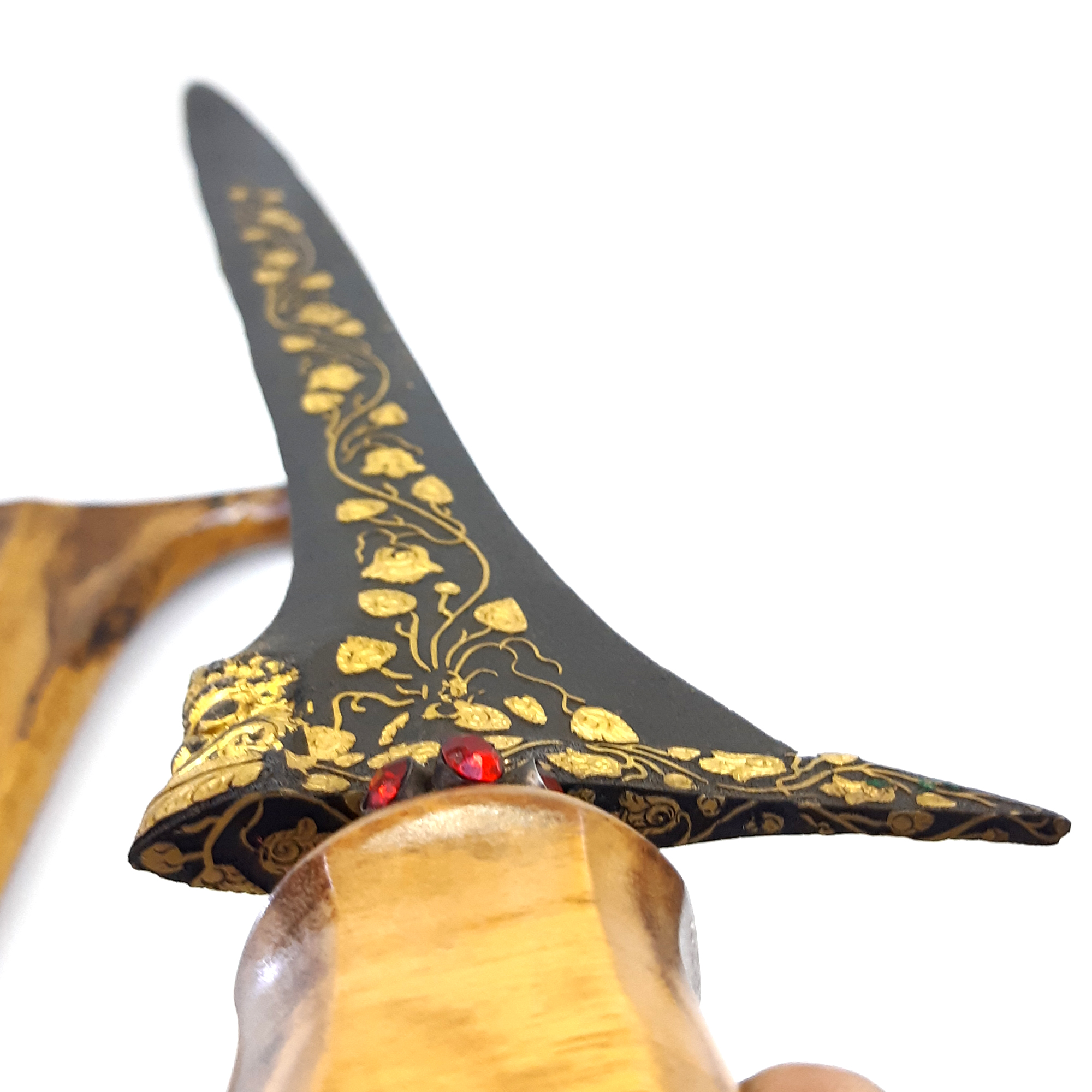 Keris Bali Makara Kinatah Sinarasah - Pusaka Keris