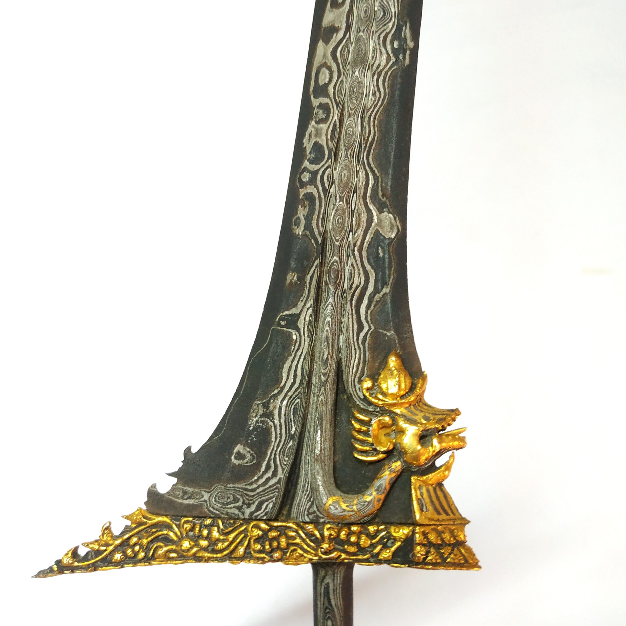 Keris Nogo Siluman Primitif Kinatah Pamor Tirta Teja - Pusaka Keris