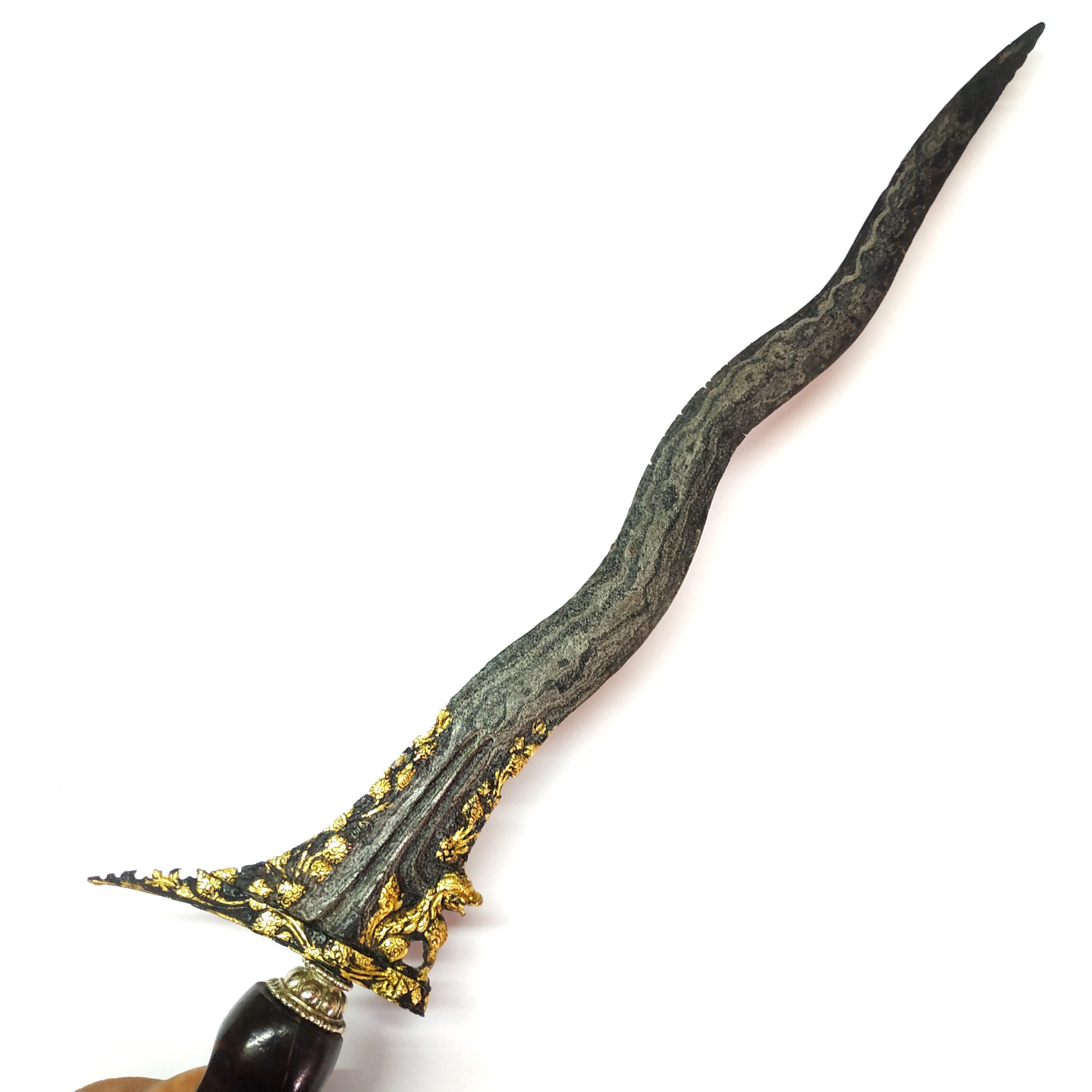 Keris Singo Barong Kinatah Emas Mataram Sepuh - Pusaka Keris