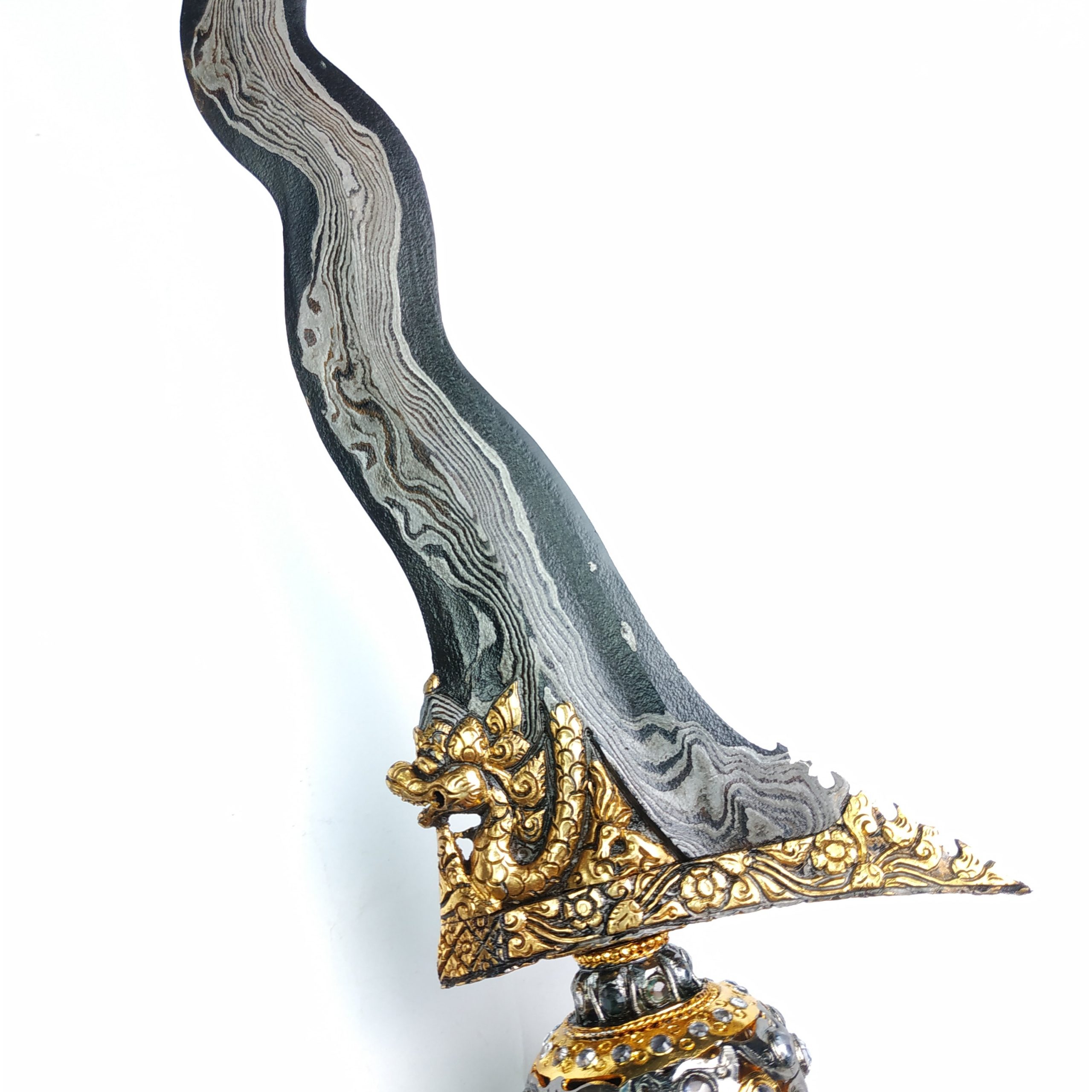 Keris Naga Siluman Kinatah Pamor Segoro Muncar Garap Istimewa