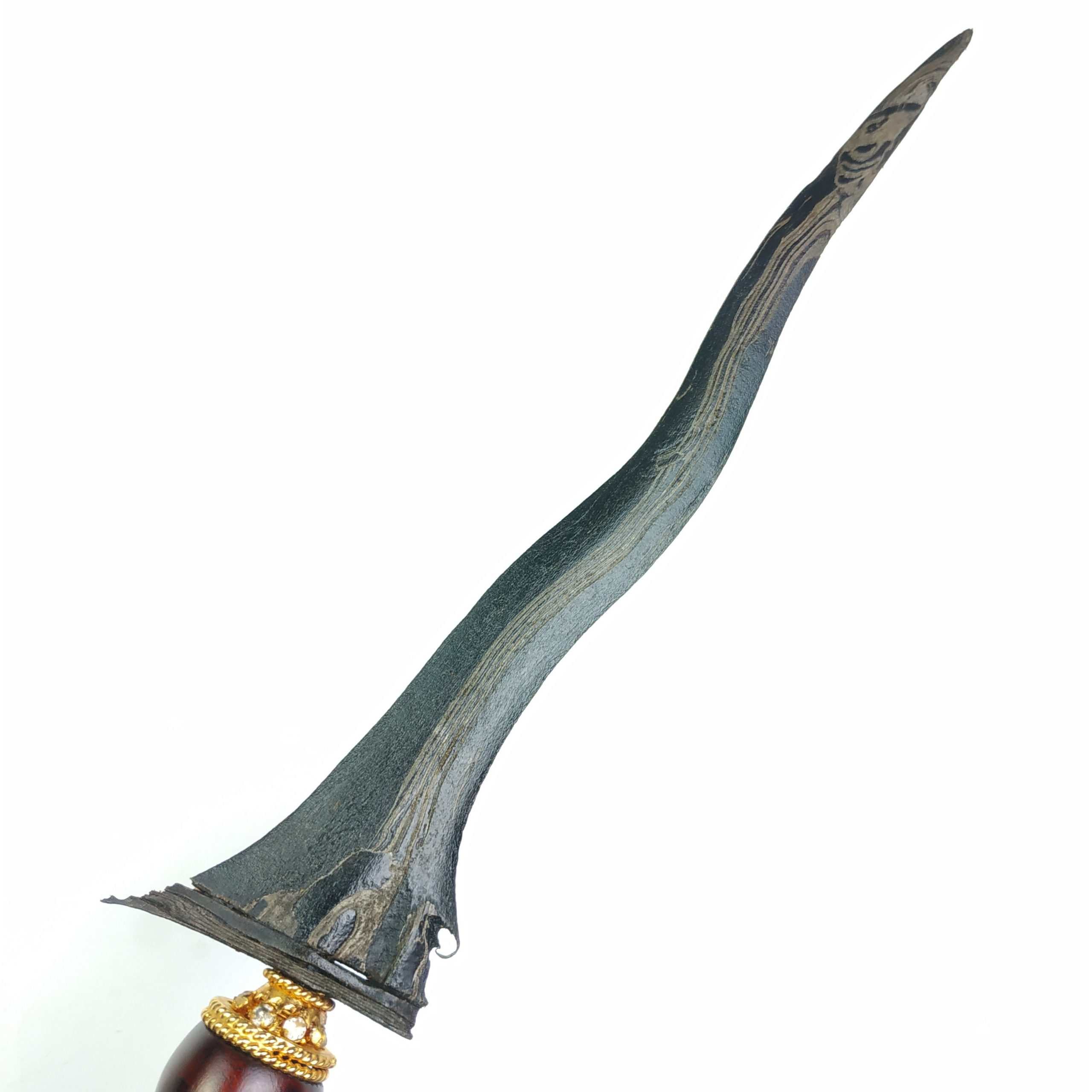 Keris Patrem Jangkung Mayang Pamor Pancuran Mas - Pusaka Keris