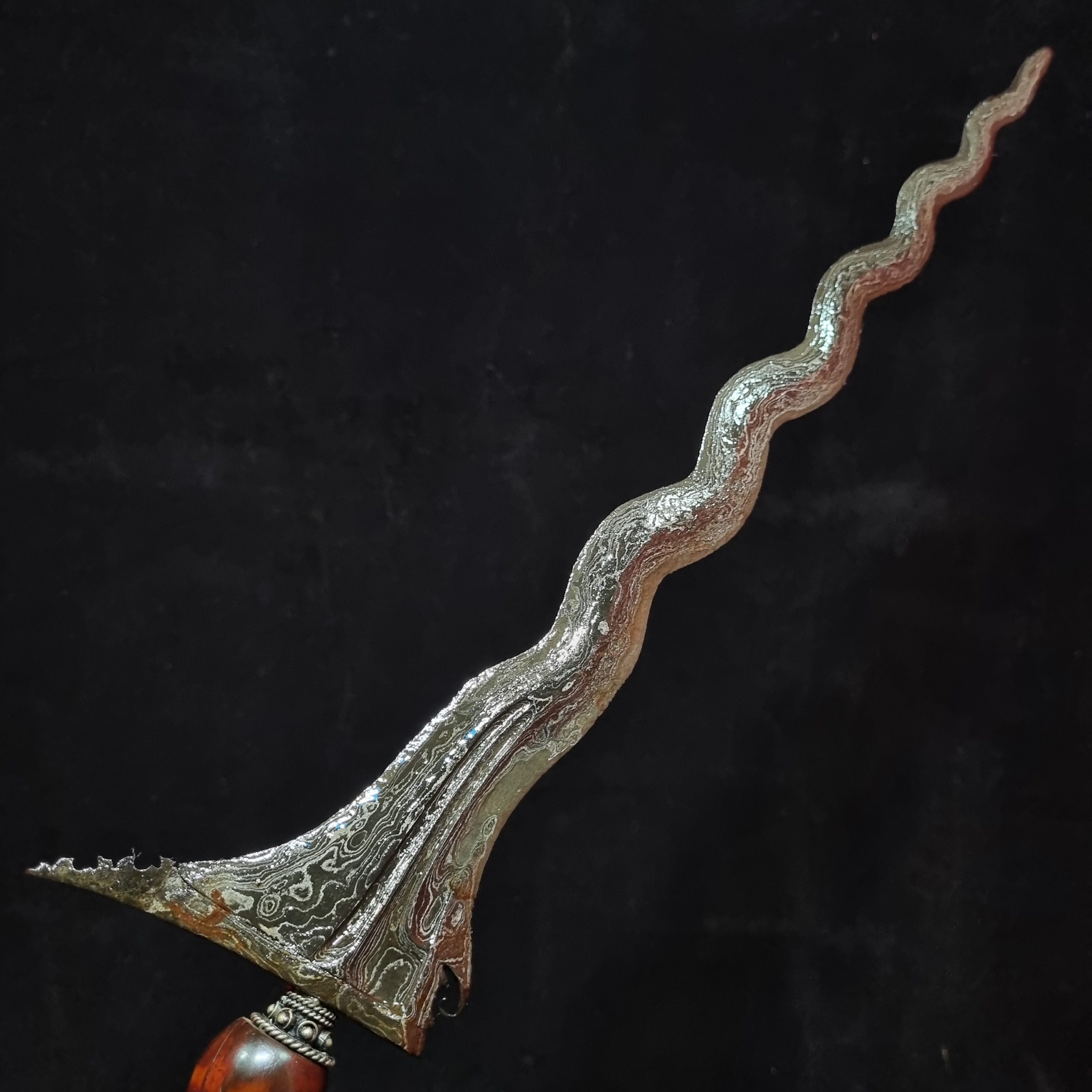 Keris Sengkelat TUS Amangkurat Pamor Wos Wutah - Pusaka Keris