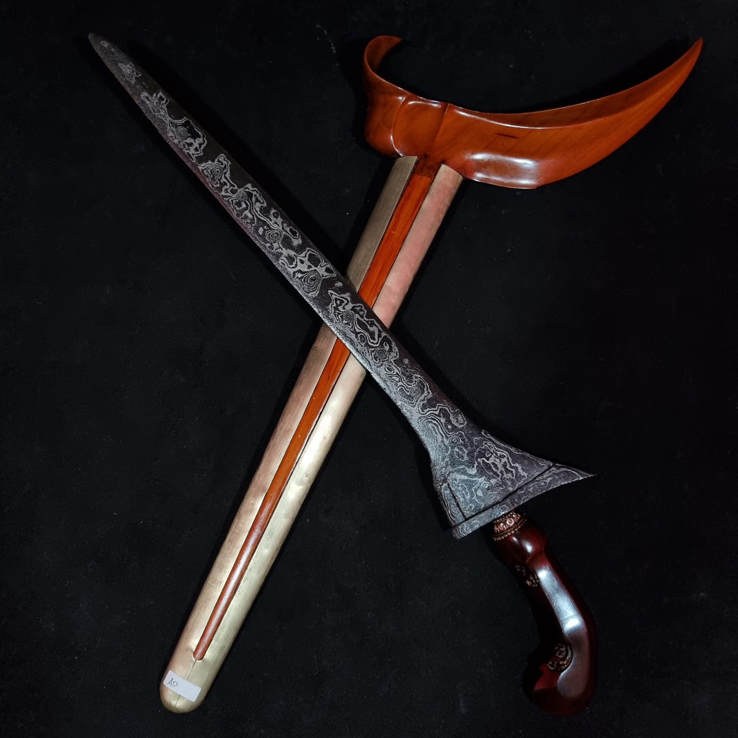 Keris Tuban Brojol Gonjo Sumber Pamor Udan Mas Tiban Sepuh