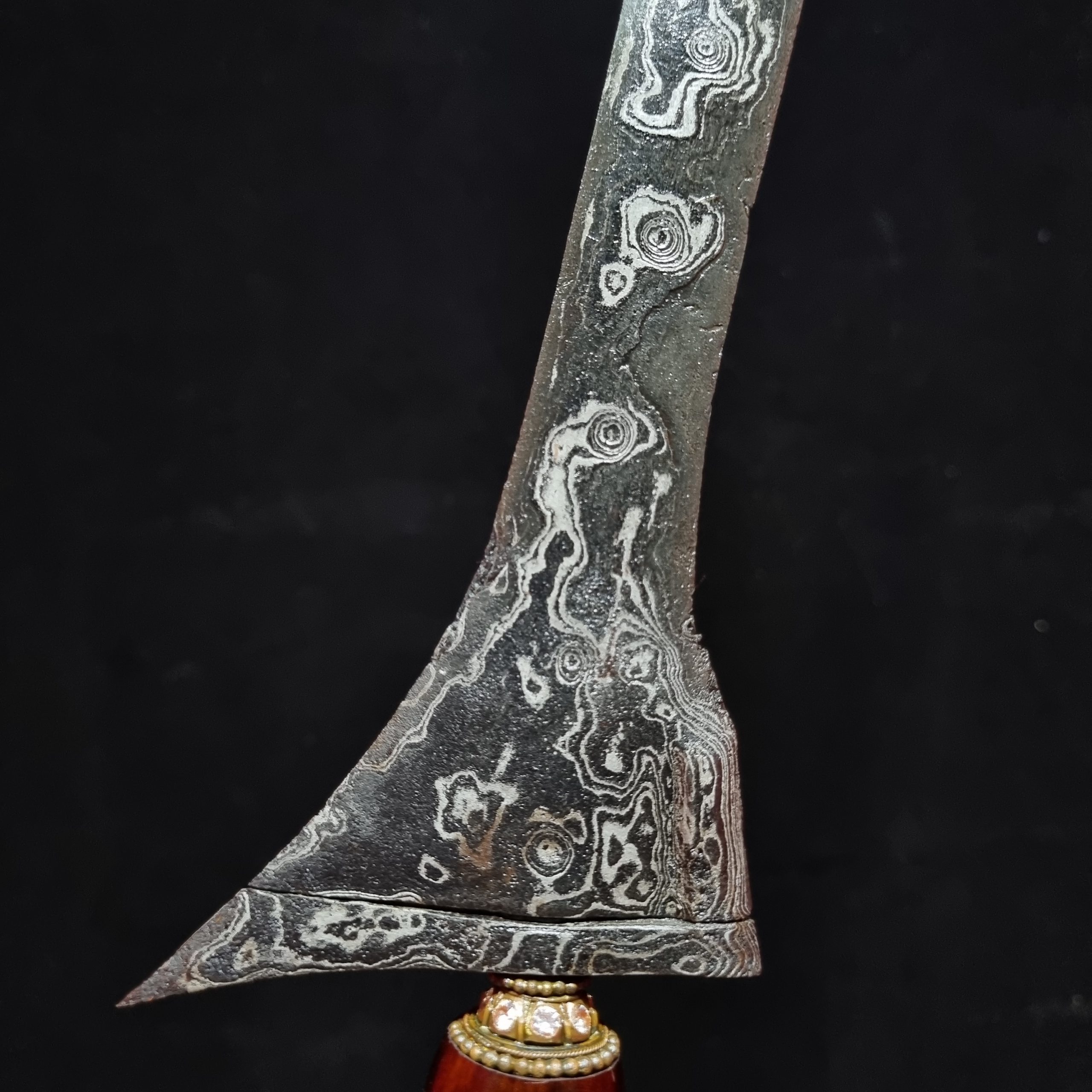 Keris Tuban Brojol Gonjo Sumber Pamor Udan Mas Tiban Sepuh