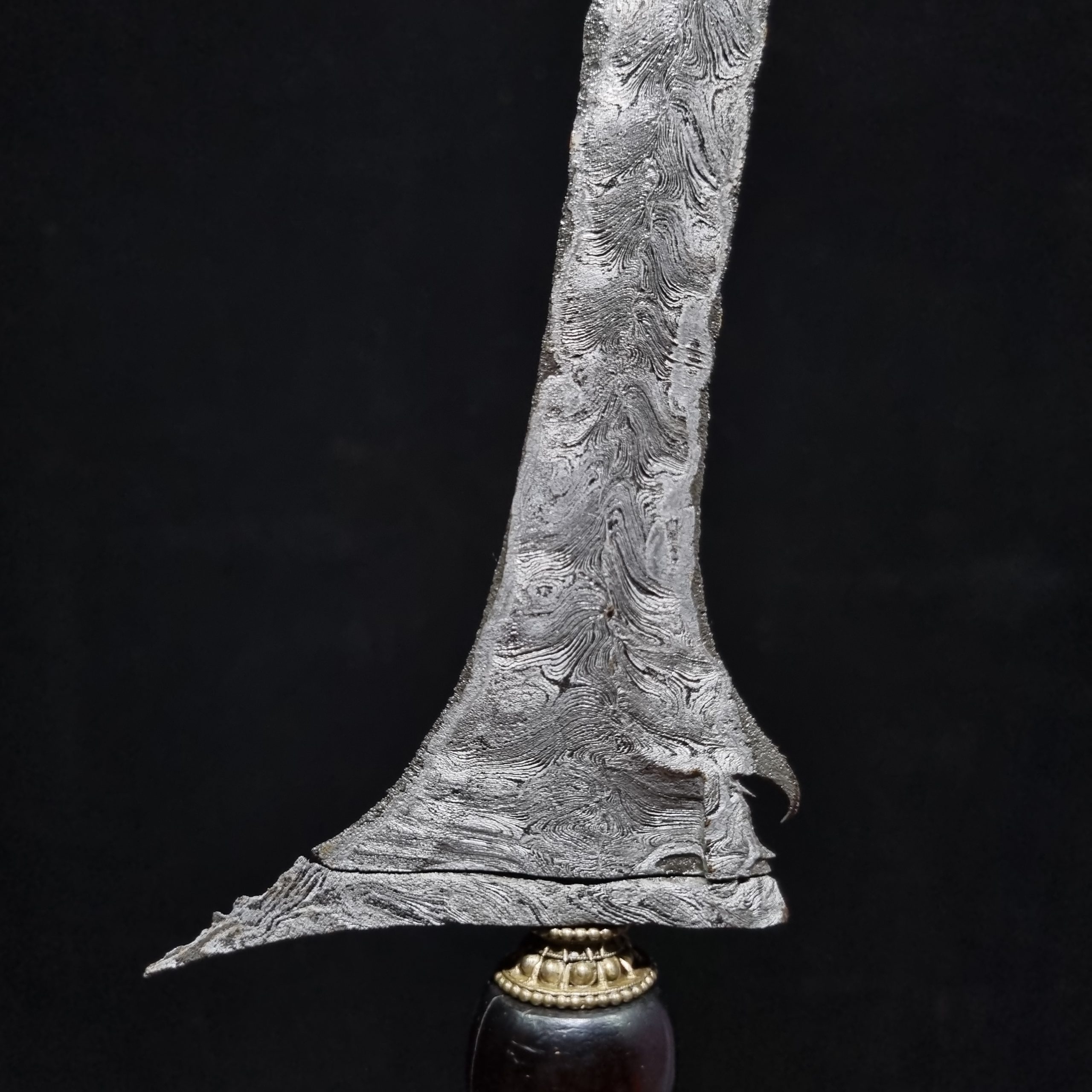 Keris Tumenggung Pamor Ganggeng Kanyut Sepuh - Pusaka Keris