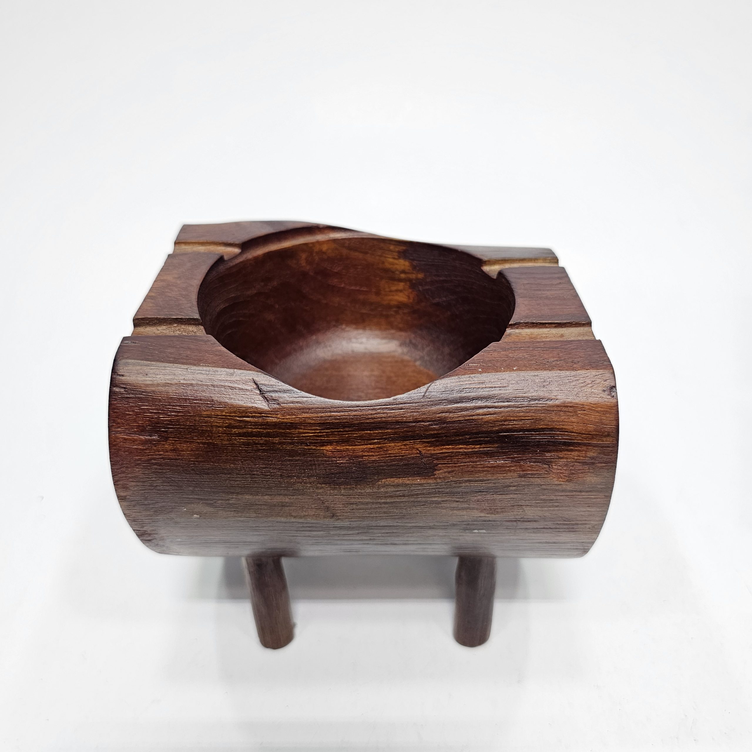 Asbak Rokok Kayu Jati Model Bedug - Pusaka Keris