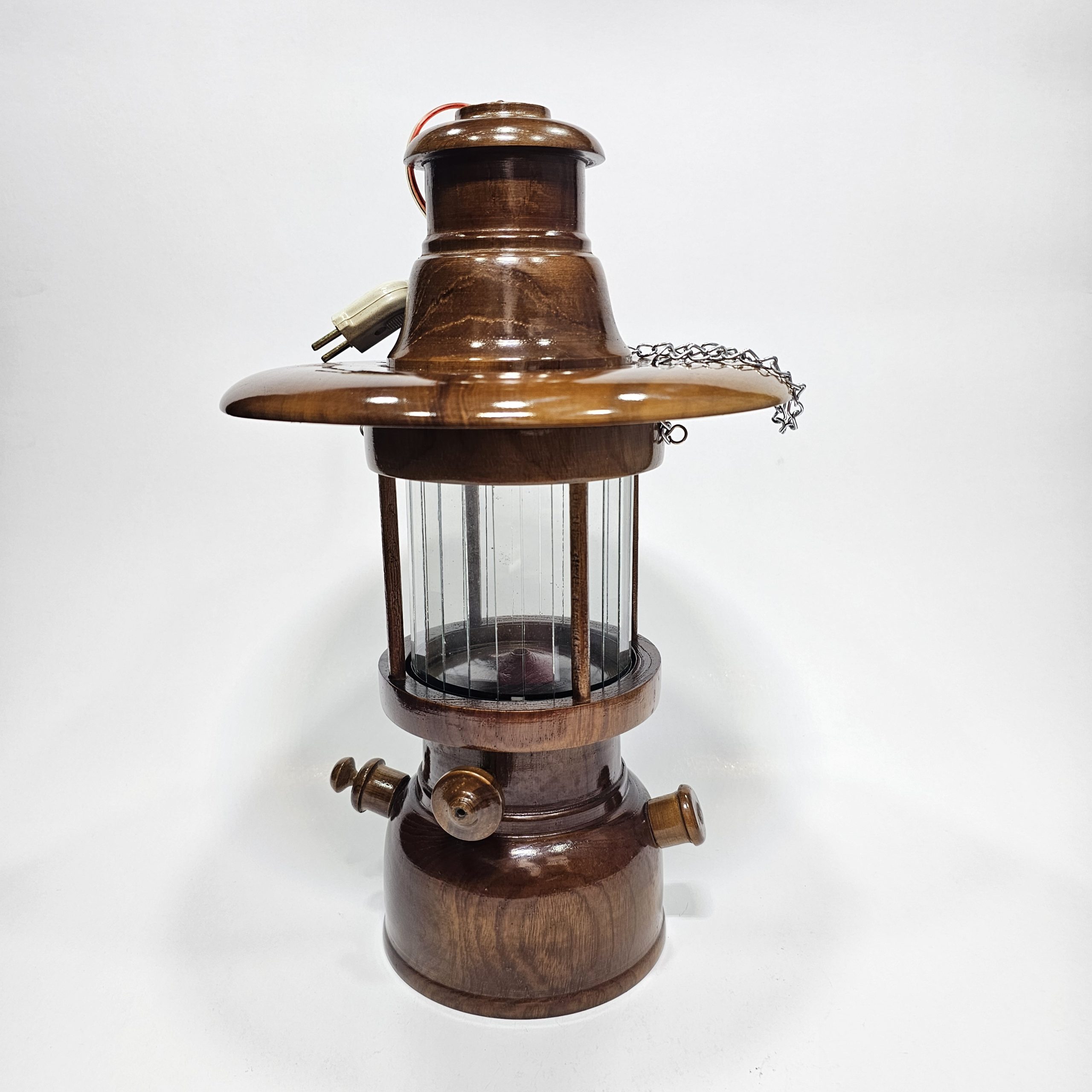 Lampu Petromak Kayu Jati - Pusaka Keris