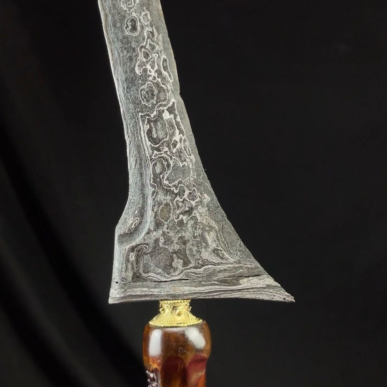 Tilam Upih Pamor Wahyu Tumurun - Pusaka Keris